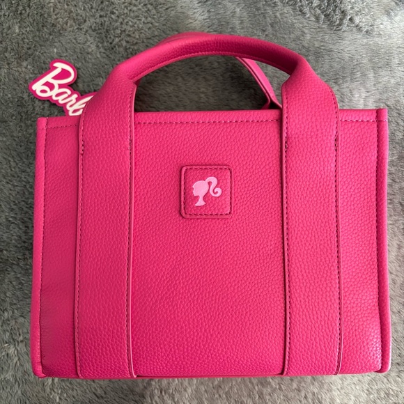 Barbie | Bags | Barbie Hot Pink Logo Tote | Poshmark
